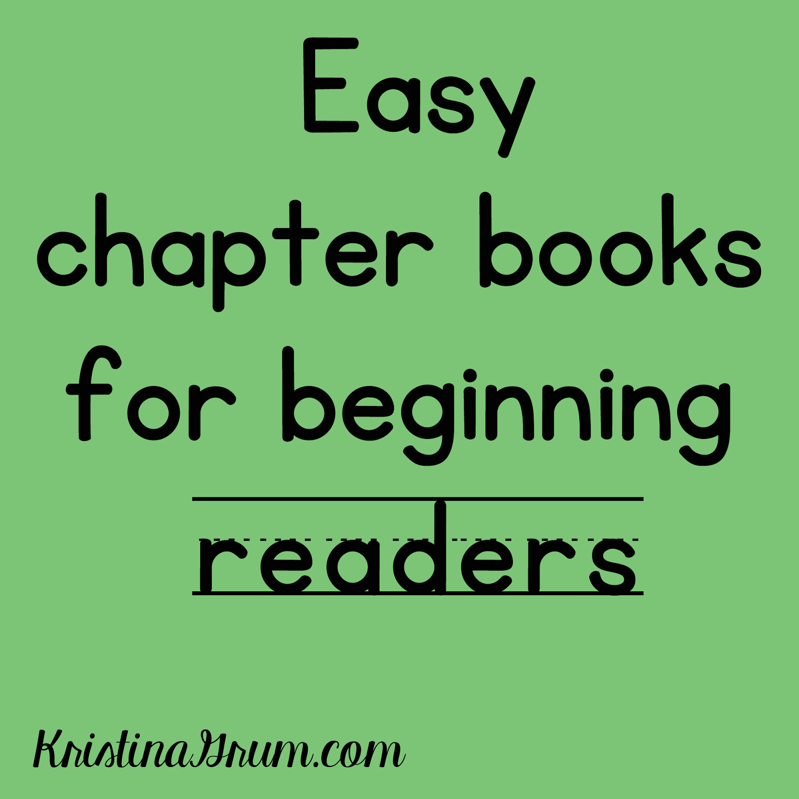 Easy Chapter Books for Beginning Readers - Thriving Parents