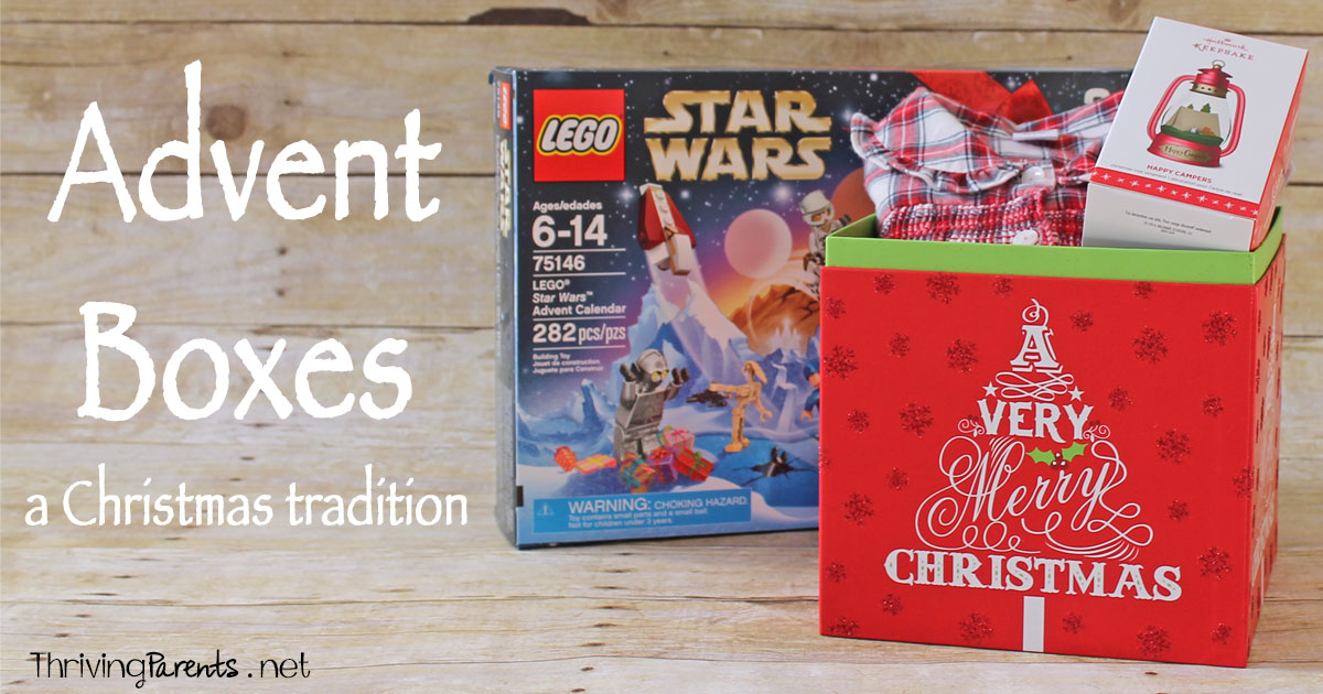 Advent boxes - a Christmas tradition - Thriving Parents