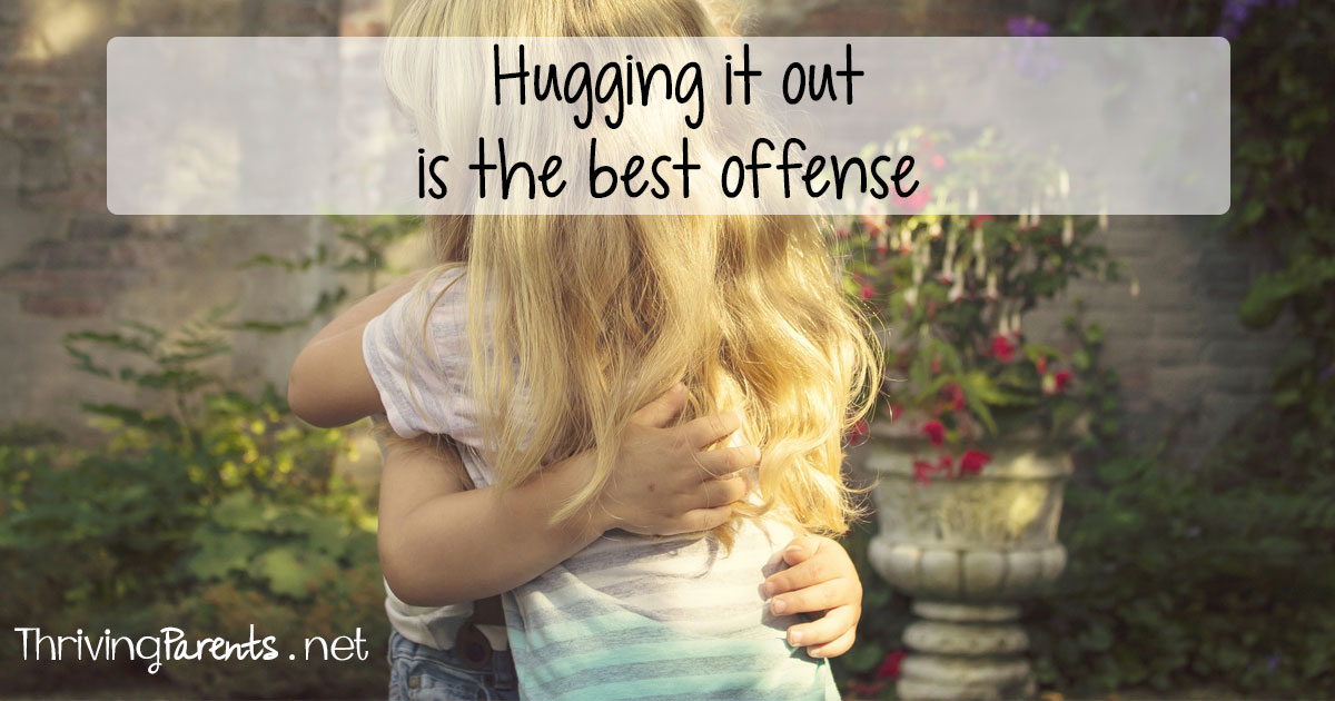 Hugging it out is the best offense and our favorite way of dealing with ...