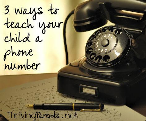 A-simple-way-to-teach-your-child-a-phone-number - Thriving Parents