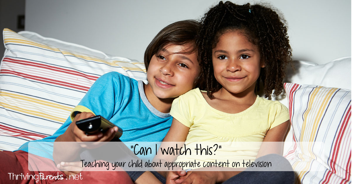 "Can I watch this?" - Teaching your child about appropriate content on ...