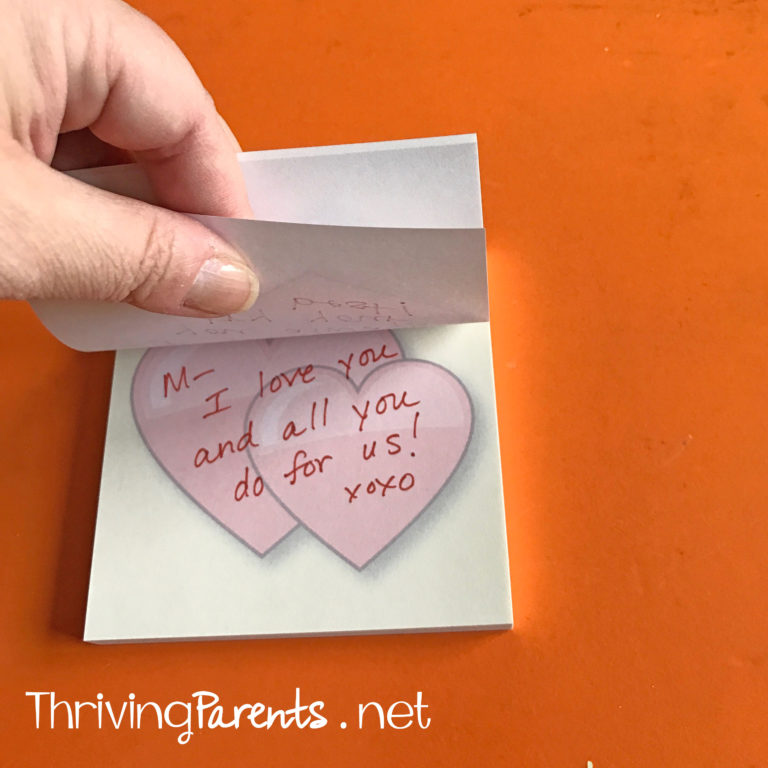 Love Notes make a difference - Thriving Parents